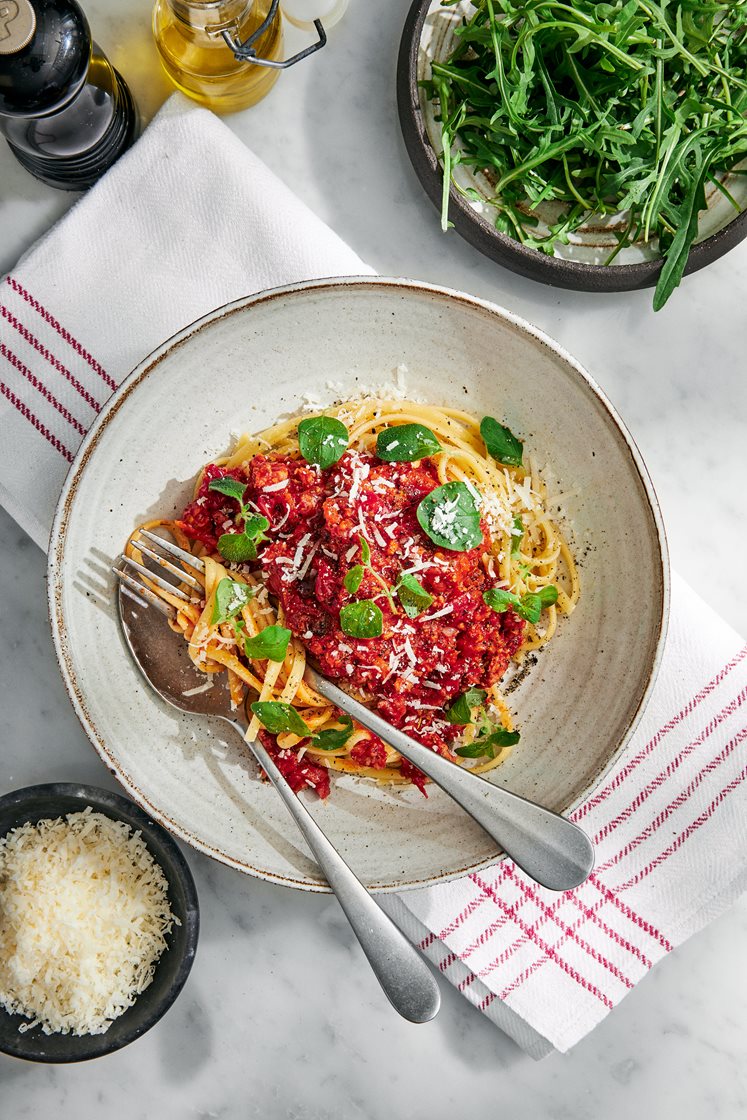 Pasta med salsiccia, oregano och parmesan - Recept - Linas Matkasse